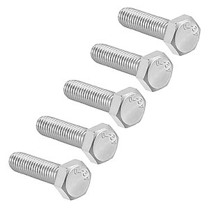uxcell M8x30mm Hex Bolts 304 Stainless Steel Hexagon Screw Bolt 5pcs