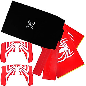 TeKX Compatible with PS5 Console Skin and Controller Skins Set, Skin Wrap Decal Sticker Digital Edition, Spider Decal Kit (Digital Edition)