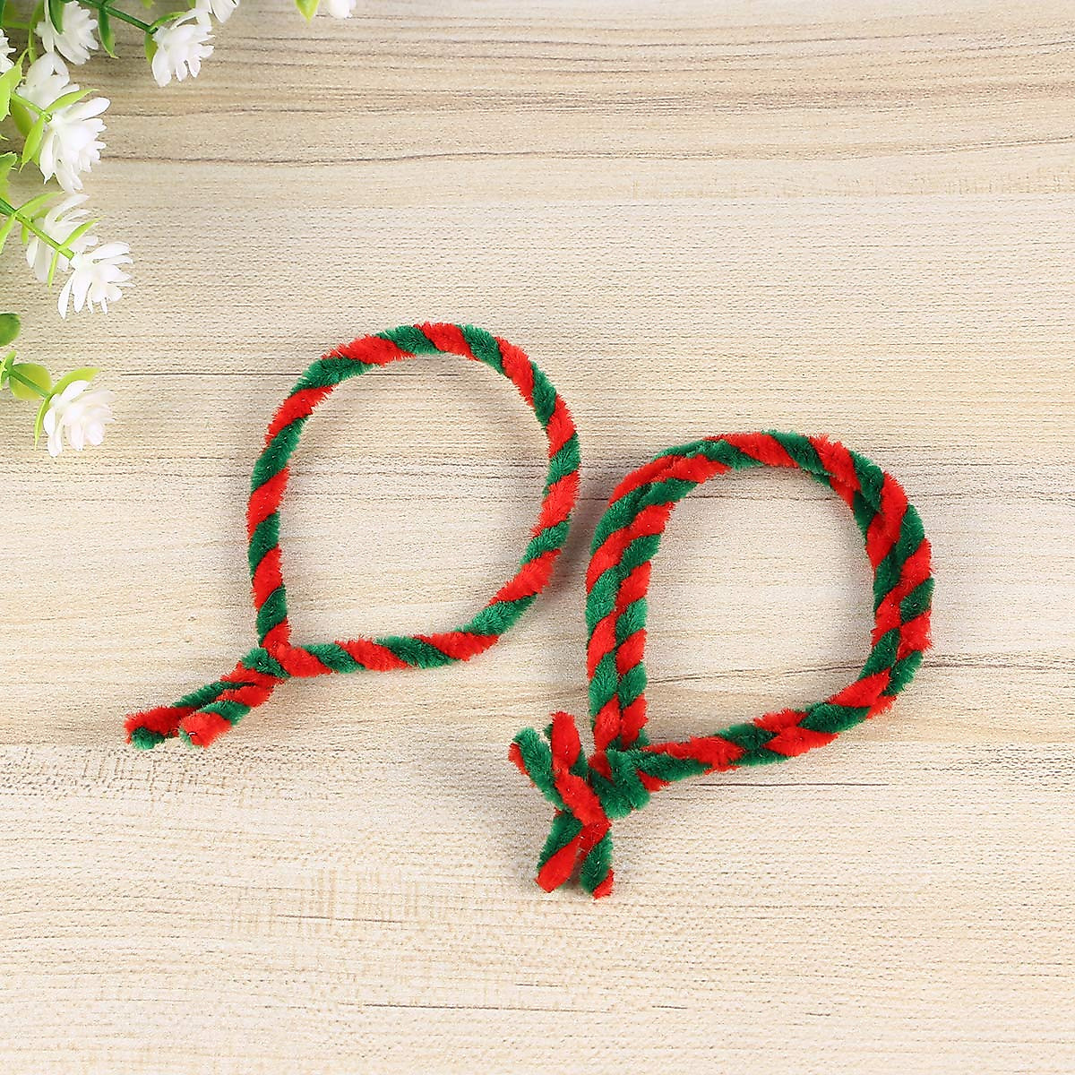 50pcs Cleaner Arts and Crafts for Kids Cleaners Glitter Chenille Stems DIY Plush Sticks Cleaner Craft Metallic Line Pipeline Child Electric Wire