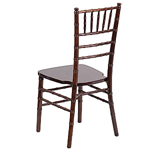 Flash Furniture HERCULES Series Fruitwood Chiavari Chair, 18"D x 15.75"W x 36.25"H, Set of 1
