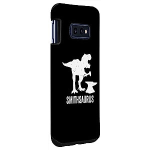 Galaxy S10e Smithsaurus T Rex Kids Blacksmith Forging Case
