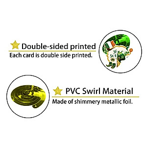 St Patricks Day Decorations Hanging Swirls 32 Pieces Green Lucky Irish Shamrock Clover Leprechaun Horseshoe Swirls Ceiling Decor for Saint Patrick Party Lucky Day Home Party Favors Supplies