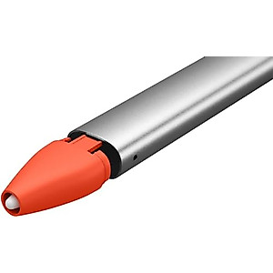Logitech Crayon Digital Pencil for All Apple iPad Pros (2018 Or Later) - Orange (Renewed)