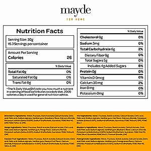 Mayde 6-Flavor Popping Boba Pearls Party Kit (6-Pack, 490 Grams)