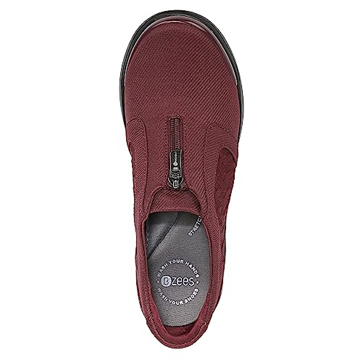 BZees Womens Florence Loafer Wine Red 9.5 M