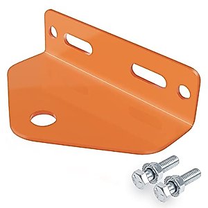EilxMag Universal Heavy Duty Zero Turn Mower Trailer Hitch - 3/4'' Trailer Hitch Mount - 3/16 Inch Thick and Rugged Steel with 2 Nuts and Bolts