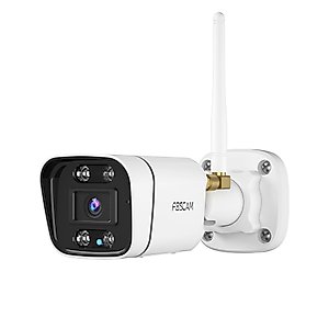 FOSCAM 5MP 3K Security Camera Outdoor, V5P 5G/2.4GHz WiFi Camera for Home Security, Two Way Audio, 66ft Color Night Vision, FOV 110°, Work with Alexa