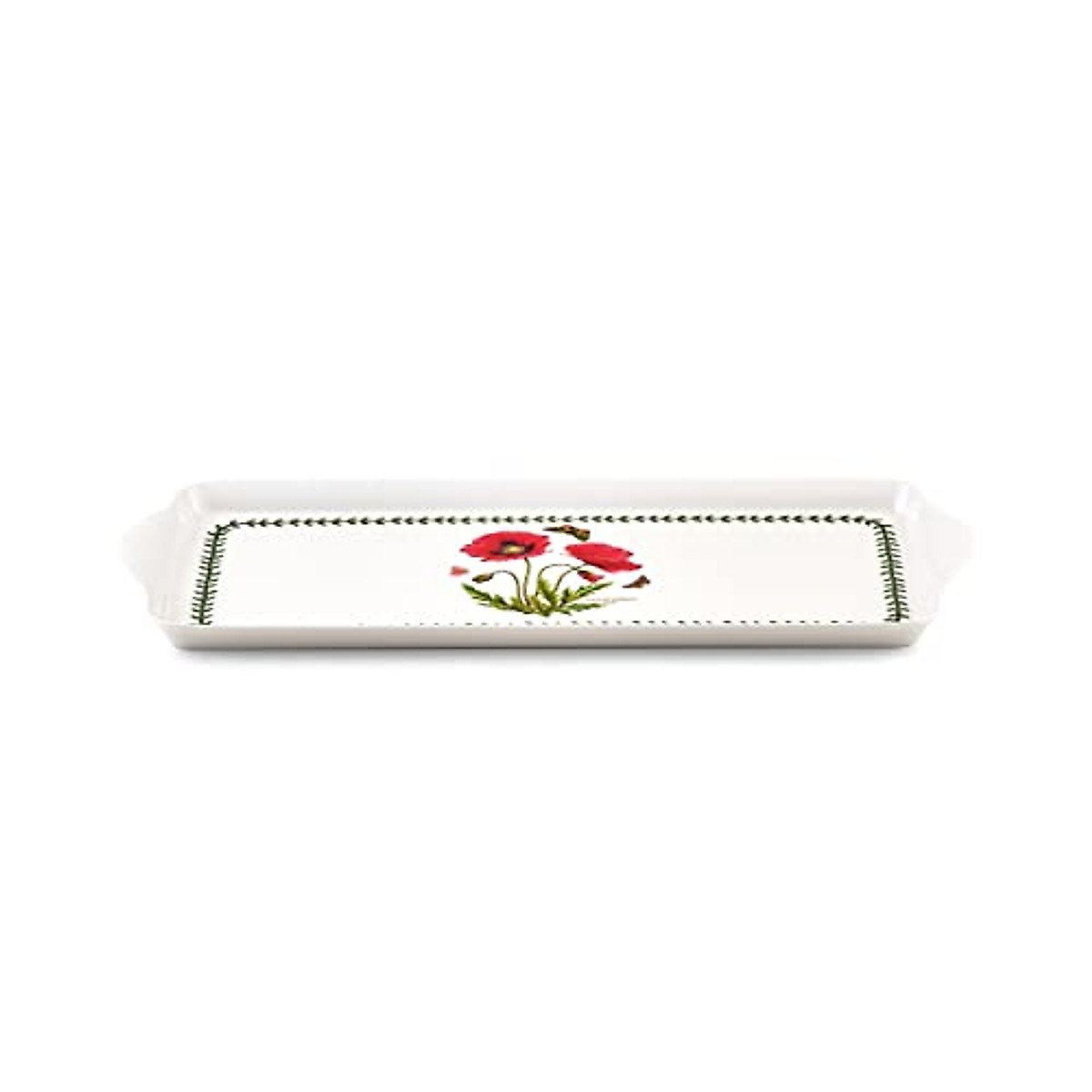 Pimpernel Botanic Garden Collection Sandwich Tray | Serving Platter | Crudité and Appetizer Tray | Made of Melamine | Measures 15.1" x 6.5" | Dishwasher Safe