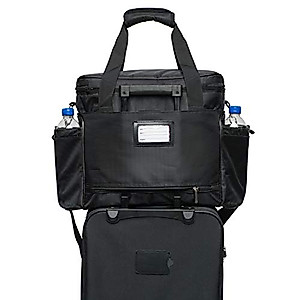 MOJECTO XX-Extra Large Tall Insulated Cooler Lunch Bag (XX-14x12.5x9 In). 1680D Heavy-Duty Polyester, High Density Insulation, Heat-Sealed Liner, Durable Zipper, Multiple Pockets, Metal Buckle.