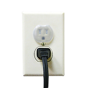 Dreambaby Plastic Baby Safety Outlet Plug Covers - 12 Pack - Outlet Covers Baby Proofing