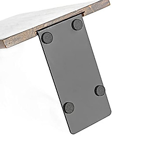 Large Bookend Hold Heavy Books- 7x4x5in Wood Bookends for Heavy Books Heavy Duty Walnut Book Ends for Men Wood Bookends for Office Desk Non-Skid