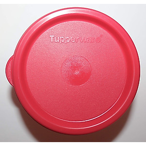 Tupperware Lunch Container Snack Cup Set of 4 Containers with Red Seals (4 ounces each)