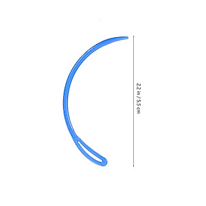 SEWACC 50pcs Yarn Darning Needles Random Color Curved Sewing Needle Weaving Crochet Needle Tapestry Needle Wool Needles Sweater Needles Darning Needle for Wig Making Carpet