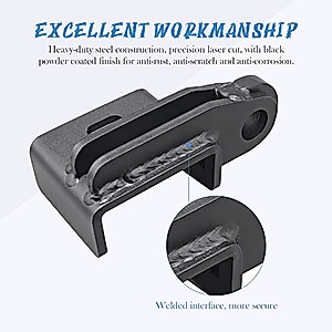 samman Tacoma Front Demon Tow Hook Mounting Bracket Compatible with Toyota Tacoma 2009-2021