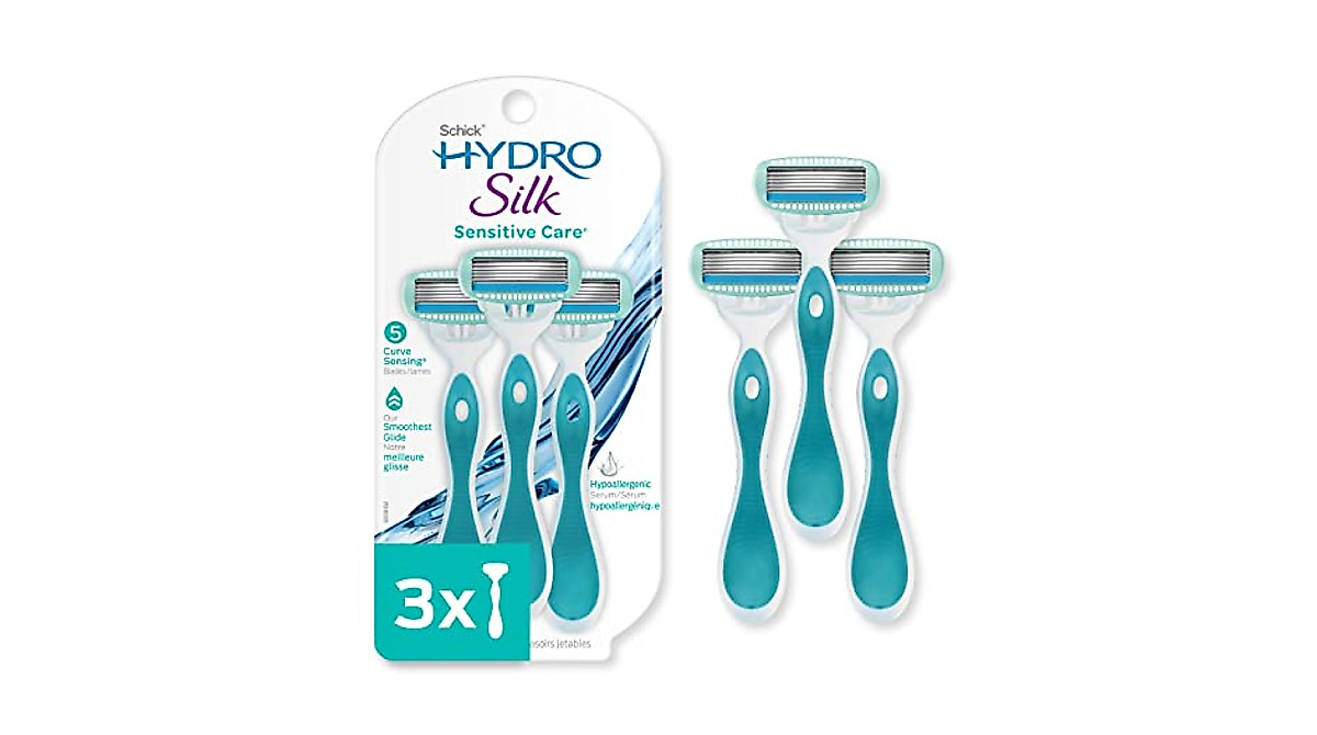 Schick Hydro Silk Disposable Razor for Women – Hydrating & Gentle