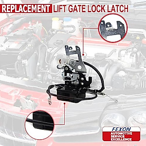 Rear Liftgate Actuator Hatch Trunk Latch Tailgate Lock Replaces for Toyota Sequoia 2001 2002 2003 2004 2005 2006 2007 69301-0C010 64680-0C010 931-861