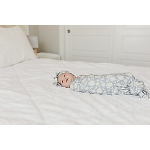 Copper Pearl Large Premium Knit Baby Swaddle Receiving Blanket Lacie