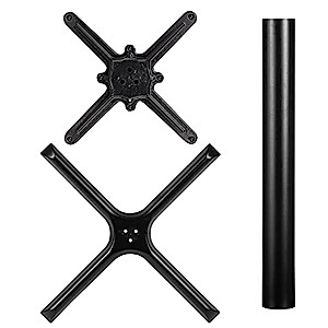 EMMA + OLIVER 36" Round Multi-Purpose Conference Table in Rustic Gray-Meeting Table for Office