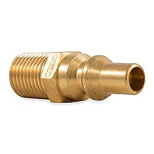 Camco Propane Quick-Connect Fitting- Allows You to Add a Convenient Connect/Disconnect Method to Your Low Pressure Appliances, 1/4" NPT x Full Flow Male Plug (59903)