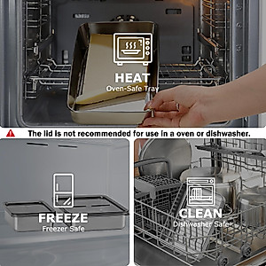 Cheese Container for Refrigerator, 2 Pack 304 Stainless Steel Airtight Deli Meat Storage Containers with Lids for Fridge, Dishwasher Safe Food Storage Containers Fridge Organizers and Storage(42 OZ)