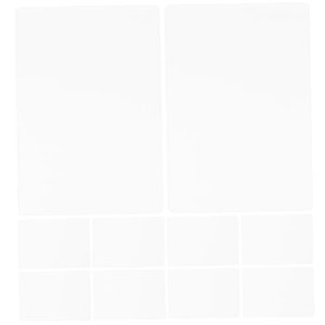 NUOBESTY 10pcs Copying Board 3D Printing Pen Mat Drawing Tool Transparent Drawing Board Drawing Board for 3D Printing Pen Painting Mat Basic Template 3D Drawing Paper Templates Plastic