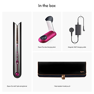 Dyson Corrale™ Hair Straightener, Nickel/Fuchsia
