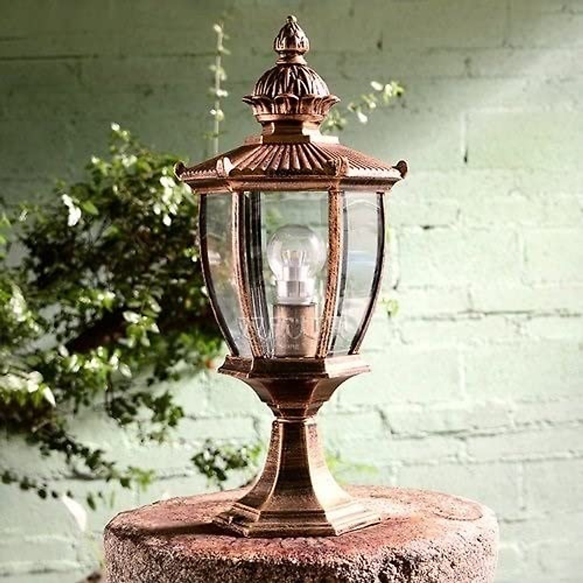 MODEBHD 45cm, Pillar Lamp European-Style Simplicity Waterproof Antirust Aluminum Column Lamp Outdoor LED Post Light Garage Pavilion Courtyard Courtyard Lighting Traditional Landscape Lighting