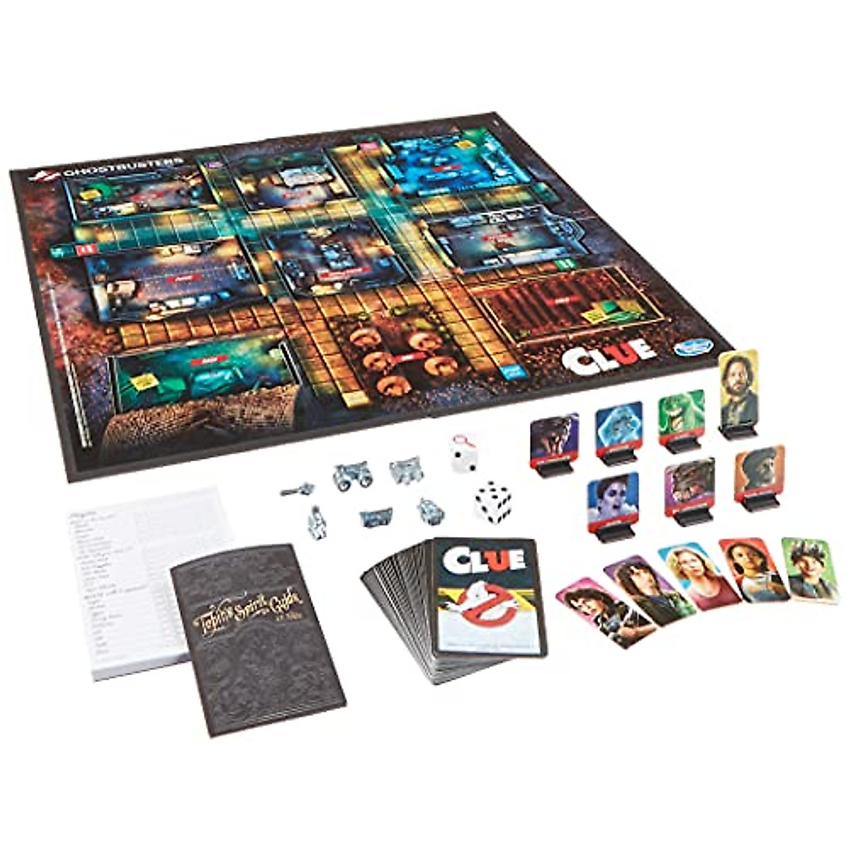 Hasbro Gaming Clue: Ghostbusters Edition Game, Cooperative Board Game for Kids Ages 8 and Up; Players Can Team Up to Battle Ghosts