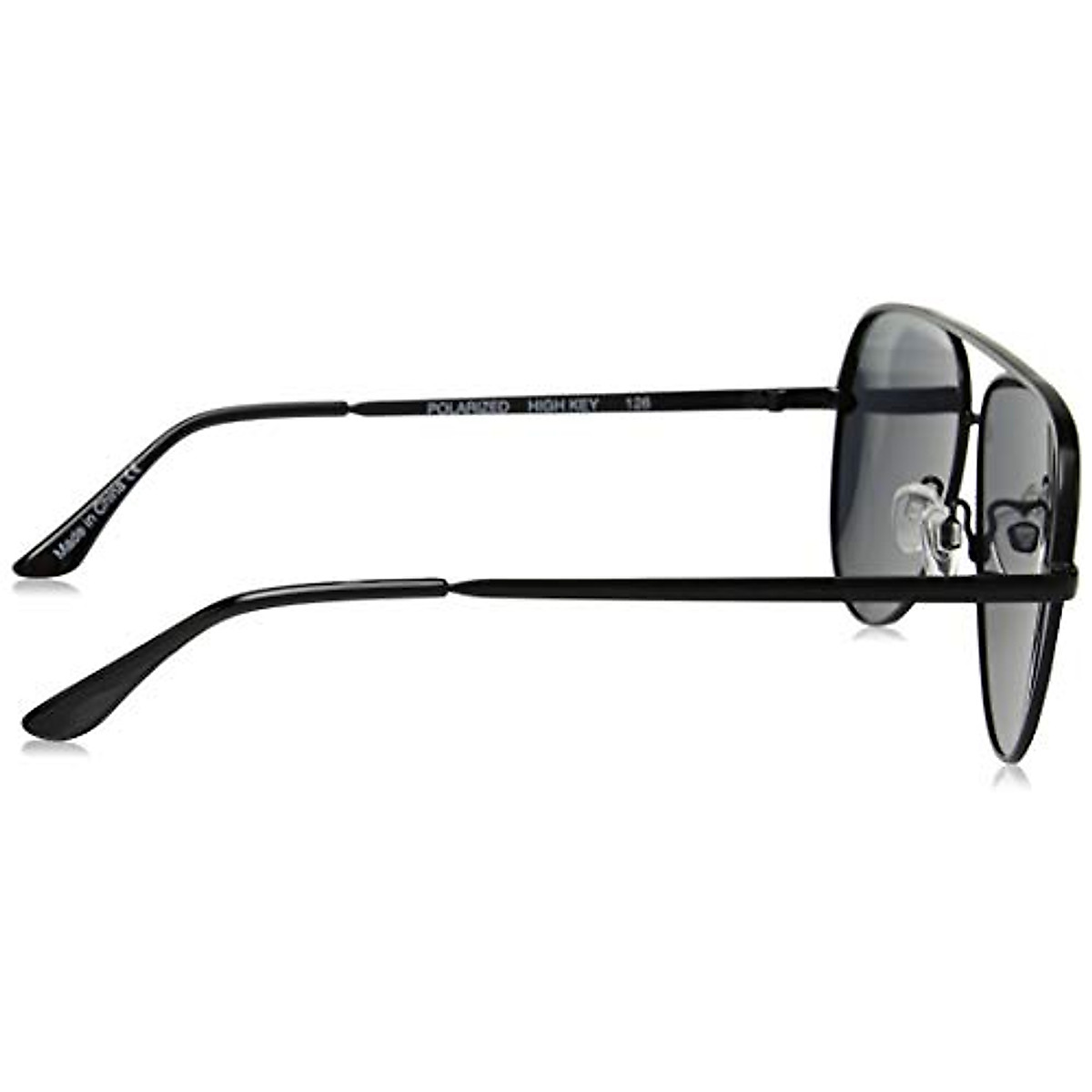 Quay - Sunglasses for Men & Women, Polarized Aviator Lenses with UV Protection, Oversized Sunglasses (High Key Extra Large, Black)