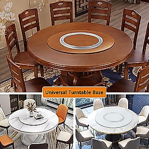 MegLob Lazy Susan Turnable Bearing, Lazy Susan Hardware, 360° Smooth Swivel Base, Kaleidoscope Trade Show Bearing, Round Plate Tray Base, Table Turntable Base, Showcase Swivel Base,⌀20cm