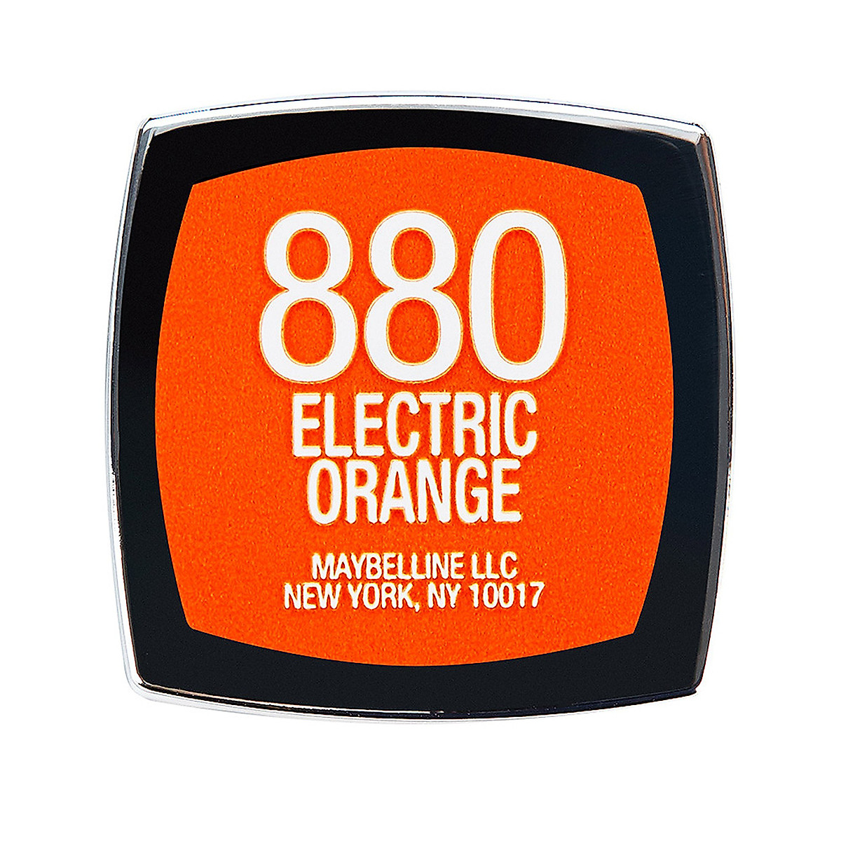 Maybelline New York Color Sensational Orange Lipstick, Satin Lipstick, Electric Orange, 0.15 oz,Pack of 1