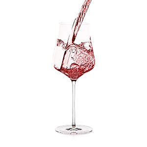 Gabriel-Glas Bundle - 2 items Set of 2 - Austrian Crystal Wine Glass -StandArt Edition, Microfiber Wine Glass Towel