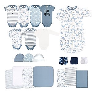 The Peanutshell 23 Piece Newborn Clothes Set for Baby Boys | Layette Gift Set