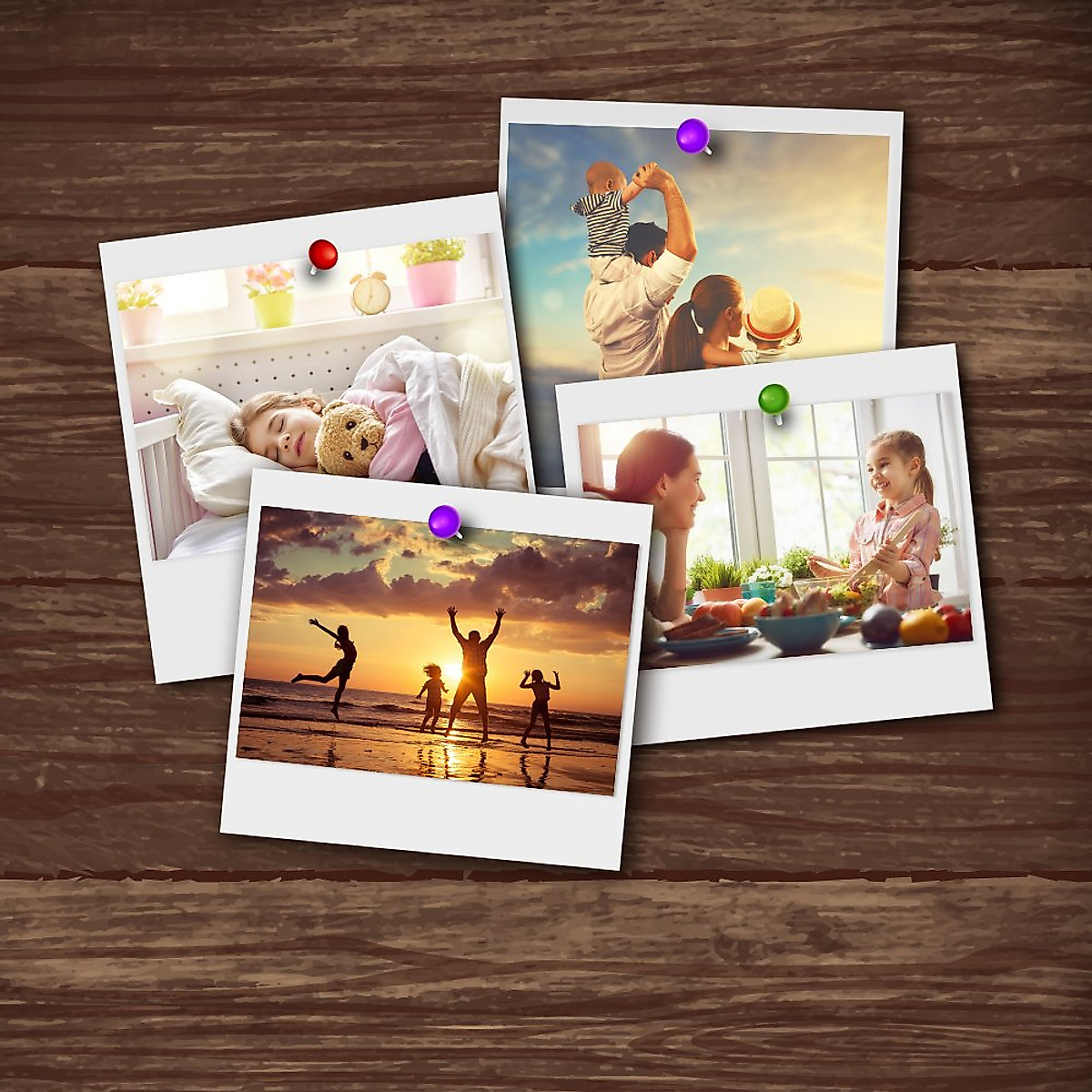 Yalis Push Pins 600-count Map Tacks Marking Pins 1/8-Inch Plastic Beads Head, 10 Assorted Colors