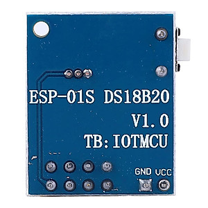 ESP8266 NodeMCU ESP-01 ESP-01S WiFi Development Board DS18B20 Temperature Humidity Sensor WiFi Wireless Node Module(Wireless Node Module)