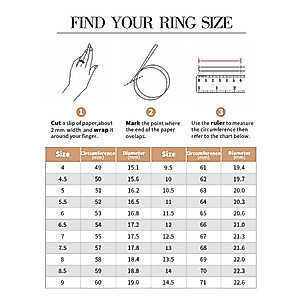 SILVERNANA Sterling Silver Moissanite Wedding Band for Women 0.5CT Moissanite Diamond Wedding Ring Half Eternity Stackable Ring Size 8