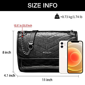 BOSTANTEN Shoulder Bags for Women Genuine Leather Designer Purses Handbags Small Top Handle Satchel Bags