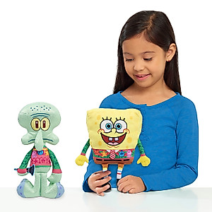 SpongeBob SquarePants Ugly Sweater Duo, Includes SpongeBob & Squidward, Kids Toys for Ages 3 Up, Amazon Exclusive