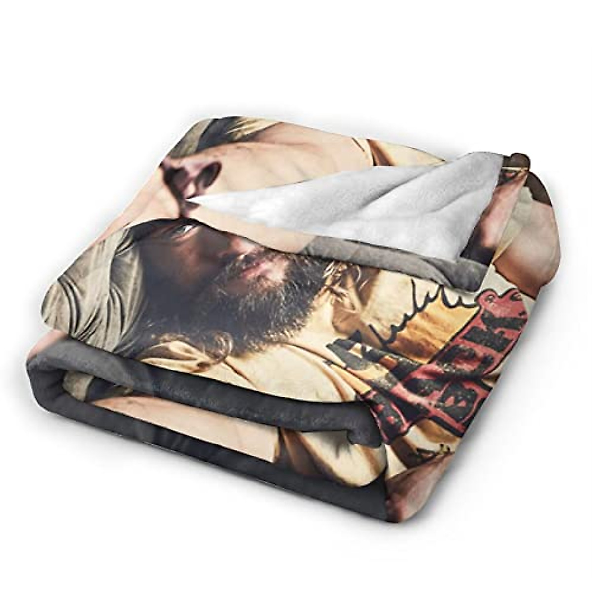 Ultra-Soft Jason Momoa Blanket, Fleece Collage Throw Blankets for All Season, Lightweight Soft Micro Flannel Blanket for Couch, Dorm, Bedding Blankets 50"X40"