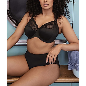 Elomi Morgan Stretch Lace Banded Underwire Bra (4111),40K,Haute Red