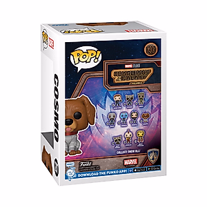 POP Marvel: Guardians of The Galaxy Volume 3 - Cosmo Funko Vinyl Figure (Bundled with Compatible Box Protector Case), Multicolored, 3.75 inches