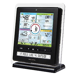 AcuRite Iris (5-in-1) Wireless Indoor/Outdoor Weather Station with Remote Monitoring Alerts for Weather Conditions (01536M)