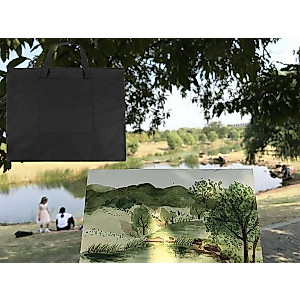 A2 Painting Drawing Board Storage Bag Waterproof Art Carry Tote Bag Canvas Art Portfolio Case Large File Folder Handbag