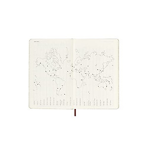Moleskine Limited Edition Alice In Wonderland 12 Month 2023 Weekly Planner, Hard Cover, Large (5" x 8.25"), Alice