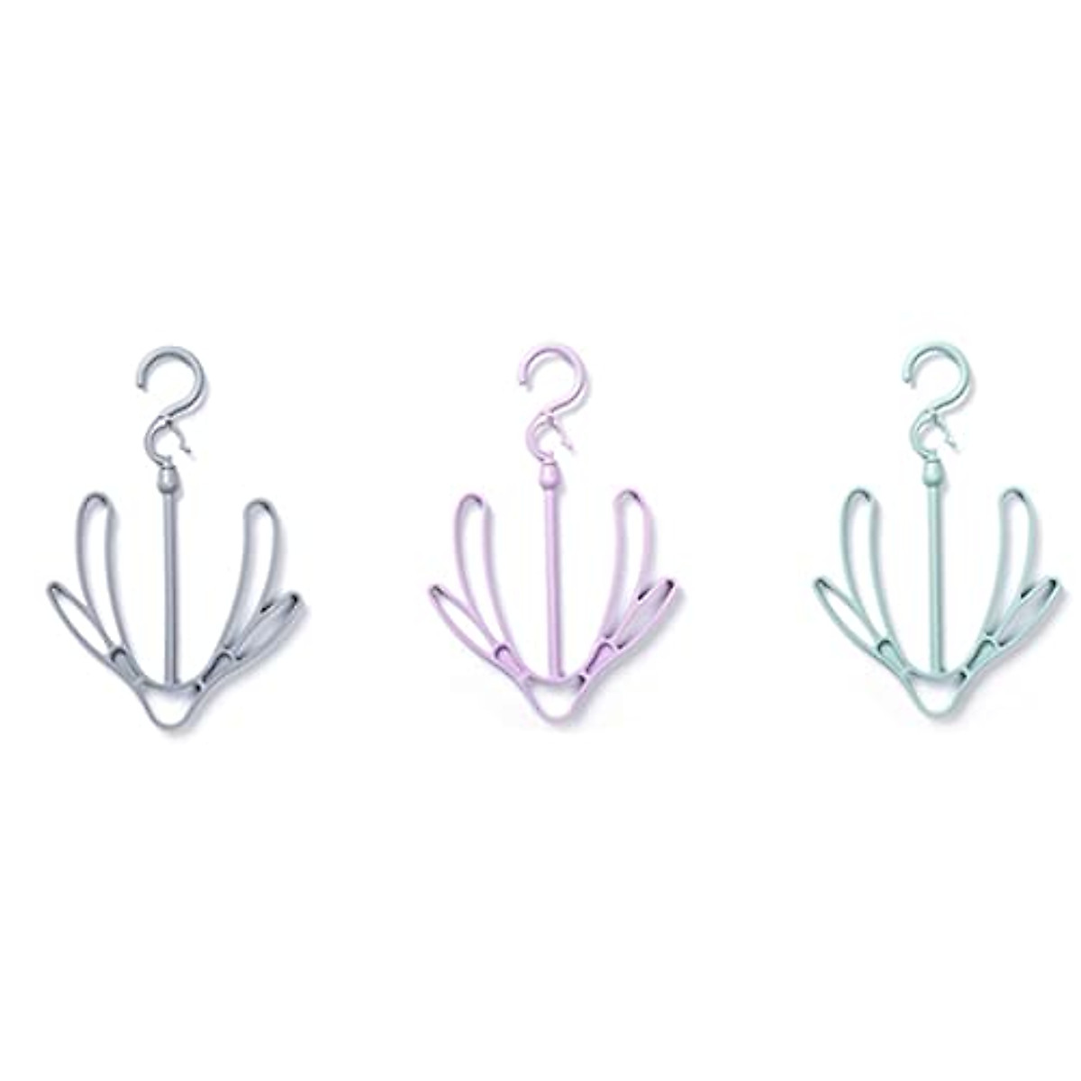 Cabilock 18 pcs Wall Mounted Clothes Drying Rack Sneaker Boots Hanger Hooks Dryer Shelf for Shoes Wall Drying Rack Shoes Drying Hanger Shoes Drying Rack Shoes Hook Shoes Hanger Hanging Robe