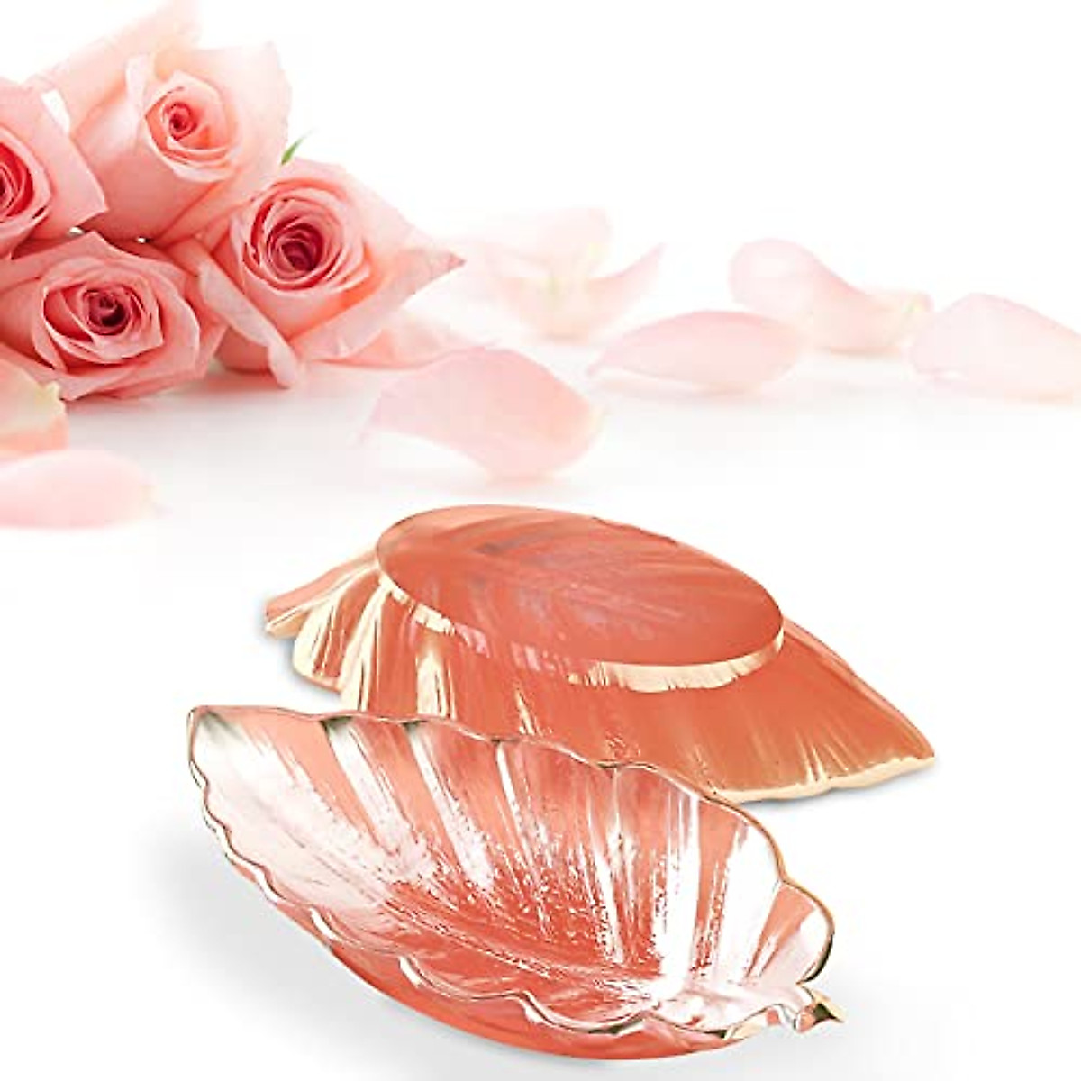 Aursrenty 6Pcs Leaf Tray Resin Mold, 6 Styles Simulation Leaves Tray Molds Resin Soap Dish Mold Epoxy Casting Molds Multifunctional Use for DIY Jewelry Container Candy Holder Soap Dish Christmas Gift