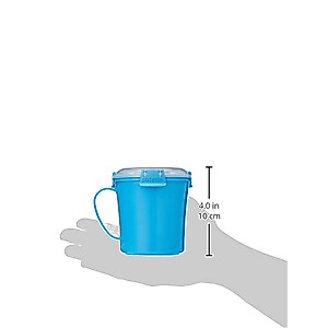 Sistema Microwave Soup Mug, 2.8 Cup, Medium, Blue