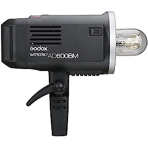 Godox AD600BM Bowens Mount 600Ws GN87 HSS Outdoor Flash Strobe Light with 2.4G Wireless X System, 8700mAh Battery to Provide 500 Full Power Flashes Recycle in 0.01-2.5 Second, W/Cleaning Kit