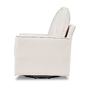 Million Dollar Baby Classic Alden Swivel Glider in Performace Cream Eco-Weave, Water Repellent & Stain Resistant, Greenguard Gold & CertiPUR-US Certified