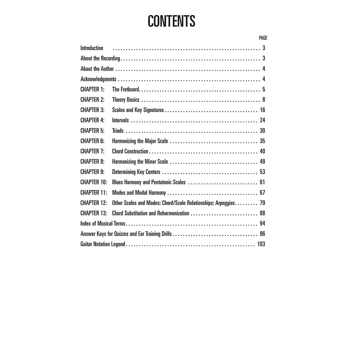 Music Theory for Guitarists Book/Online Audio (Hal Leonard Guitar Method)